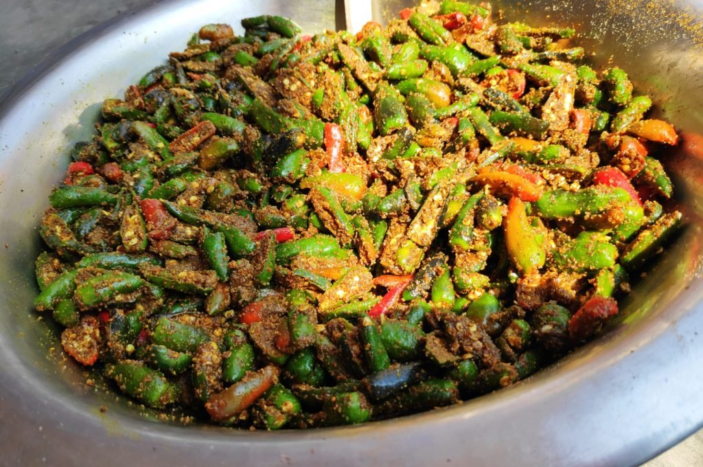 Fresh Chillies Pickle - Magic Tadka